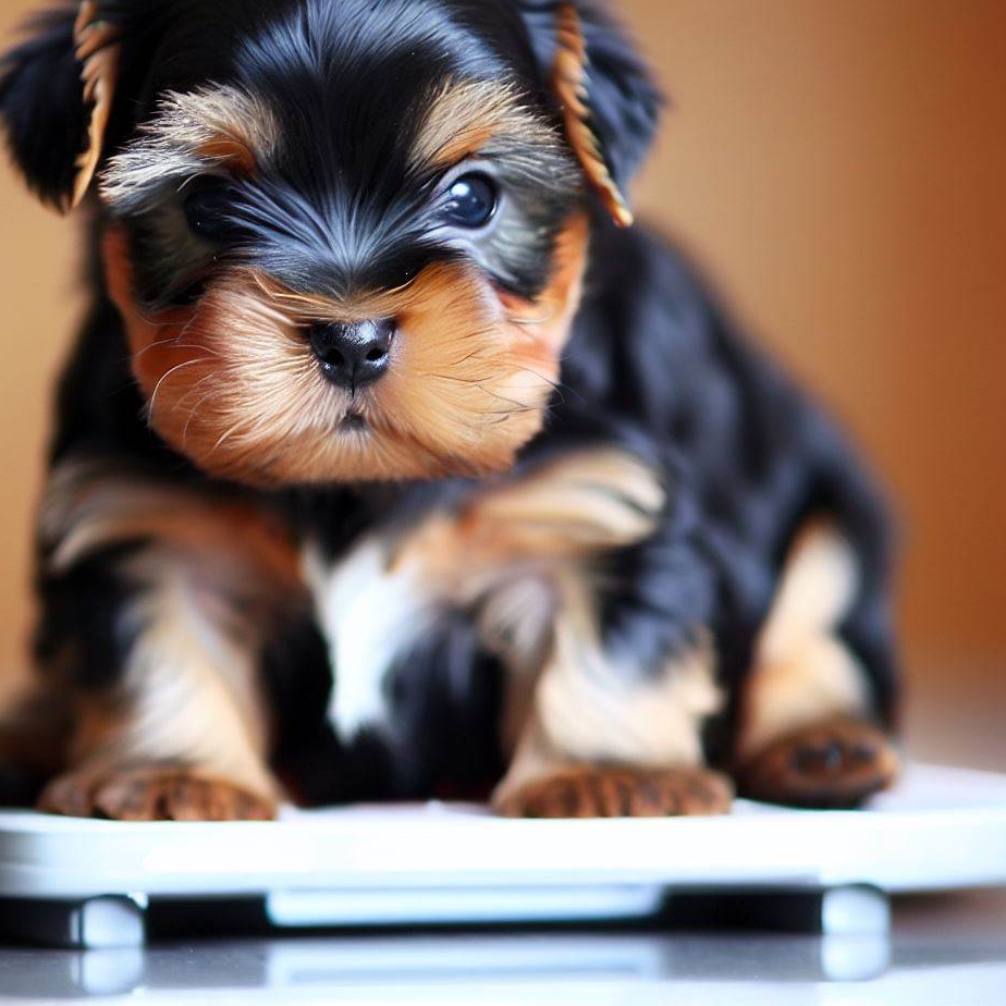 Tabela wagi szczeniąt york - Candy York